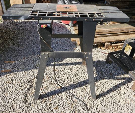 Craftsman industrial Router table with leg set and extensions $60 ...
