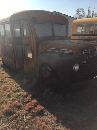 1949 Ford shorty school bus - $2495 (Liberal Kansas) | Cars & Trucks ...