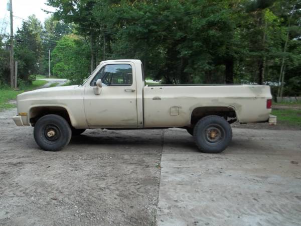 1986 Chevy m1008 cucv 4x4 military truck C30 - $4000 (South Haven, MI ...