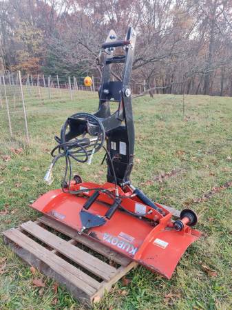 Kubota Front Snow Blade, JD 650 Dump Cart, Titan Pine Rake $1,200 ...