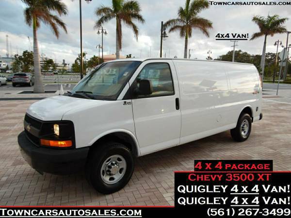 Chevy Express Cargo Van *QUIGLEY 4x4* Extended Work Cargo Van 4x4 ...