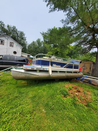 16 1990 Harris Sunliner Pontoon Boat $6,000 | Boats For Sale | Syracuse ...