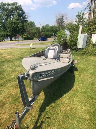 16ft Aluminum Fishing Boat | Boats For Sale | Syracuse, NY | Shoppok