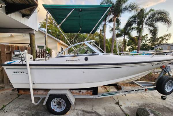 1996 Boston Whaler Dauntless 17 ft $9,800 | Boats For Sale | Tampa, FL | Shoppok