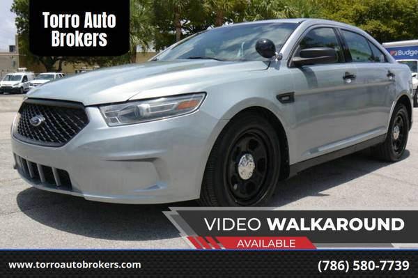 2017 FORD TAURUS POLICE INTERCEPTOR SEDAN FPIS PPV 36K MILES (WE ...