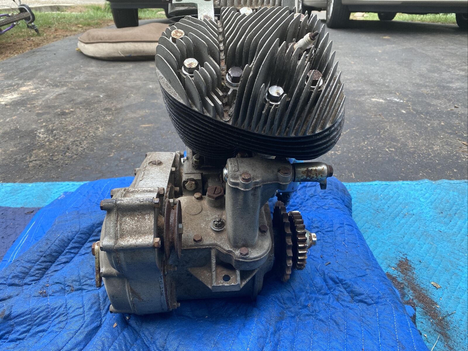 1944 Indian motorcycle chief, motor and tranny Engine Primary ...