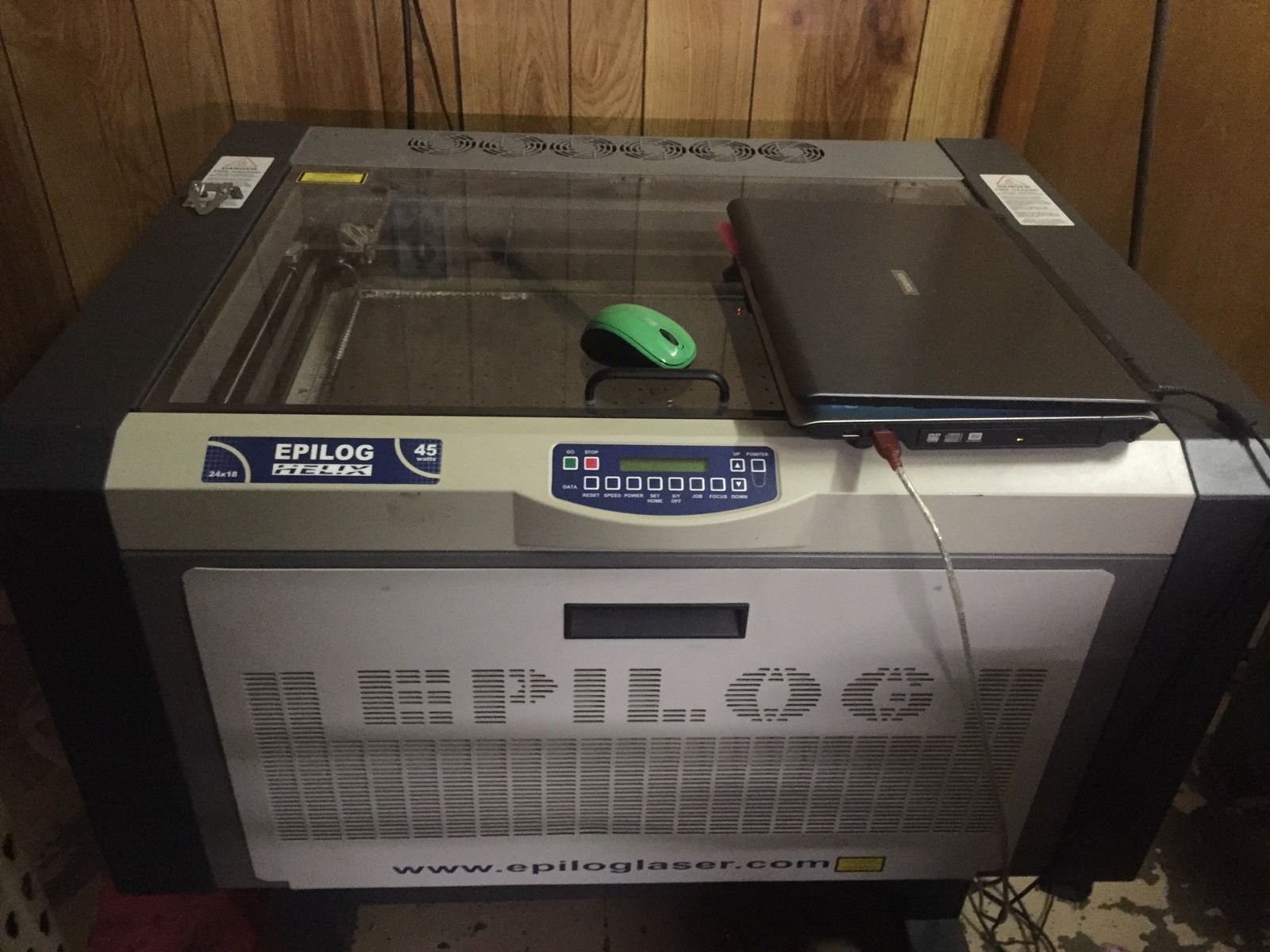 2007 EPILOG Helix 24 X 18 45 Watt Laser Engraver | Electronics For Sale ...
