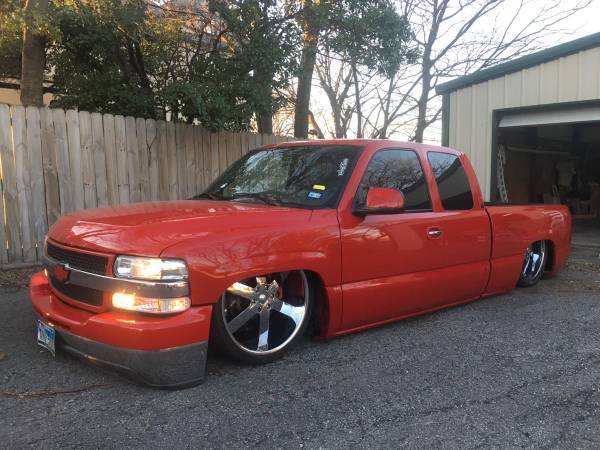 2001 Silverado ext cab bagged and bodied - $13000 (Sherman) | Cars ...