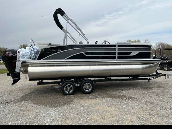 SS210 Lowe Pontoon Boat - (New 2023 Model) Black | Boats For Sale ...