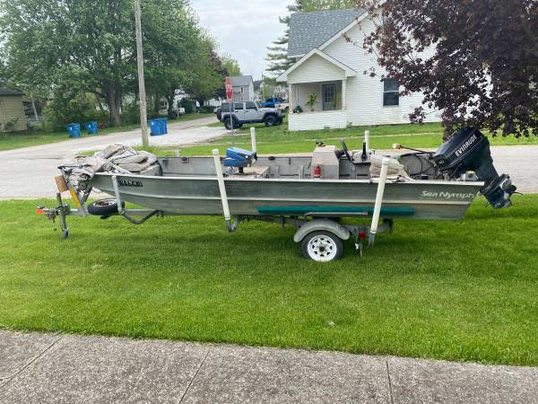 1990 SEA NYMPH BOAT AND TRAILER $3,000 | Boats For Sale | Tippecanoe ...