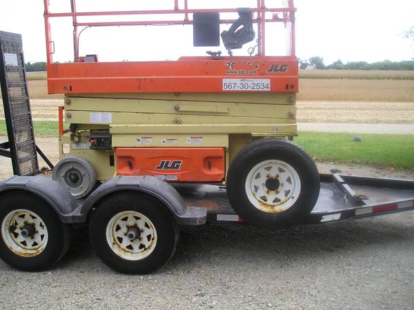 JLG 2032ES scissor lift & trailer $9,500 | Buy & Sell | Toledo, OH ...