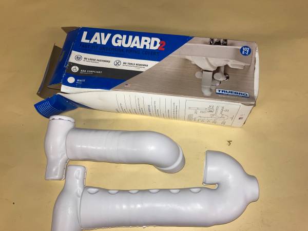 Lav Guard 2 102 E-Z Fast Fit Undersink Piping Cover ADA Compliant $20 ...