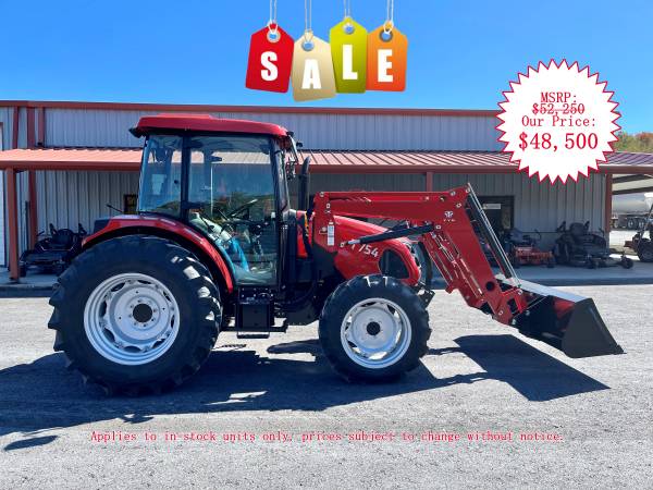 2023 TYM T754 4WD Cab Tractor with Loader - 74 Horsepower $48,500 ...
