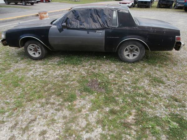 83 BUICK REGAL 2-DR..ROLLING BODY ONLY USE FOR DRAG OR DIRT - $550 ...