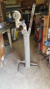 Stimpson Grommet Press 489 S Cast Iron Foot Operated Rivet Snaps $300 ...