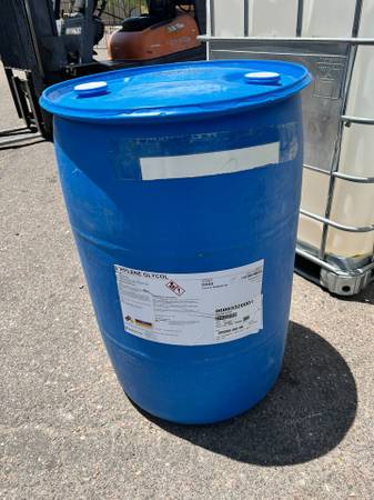 55 Gallon Drums | Ethylene Glycol Barrels $10 | Garden Items For Sale ...
