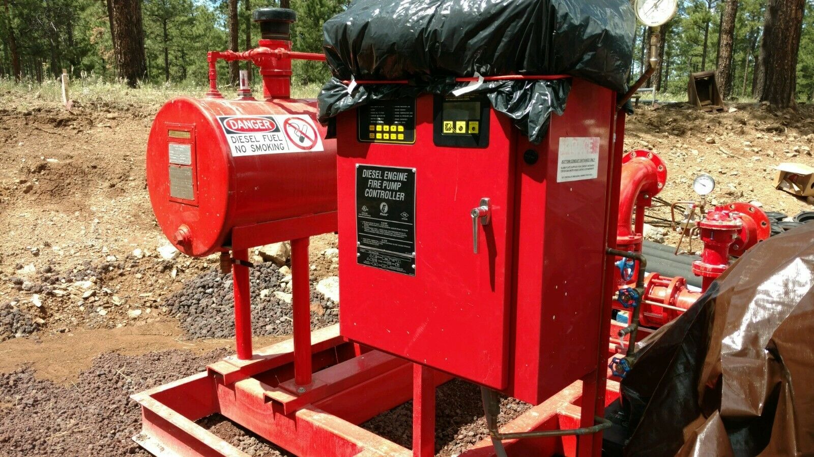 Clarke Detroit Diesel Fire Pump Engine system Model VMFP-06HT | Tools ...