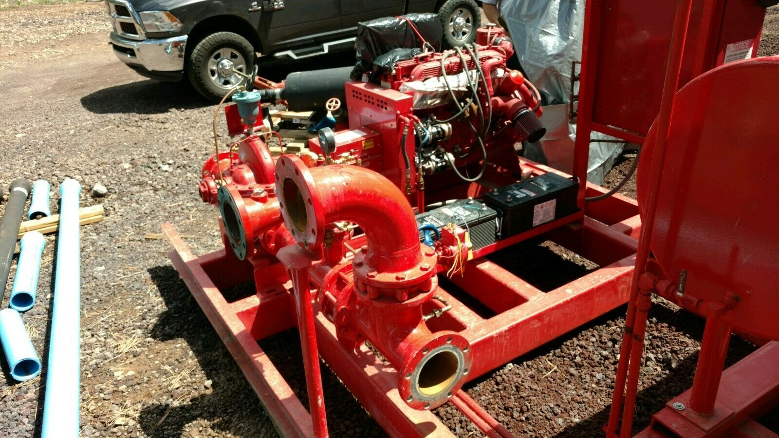 Clarke Detroit Diesel Fire Pump Engine system Model VMFP-06HT | Tools ...