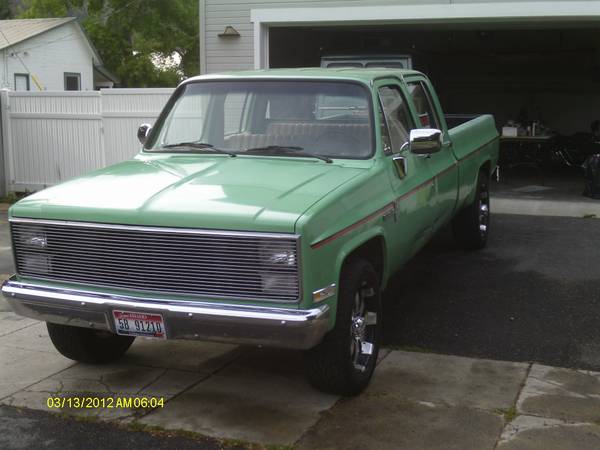 1985 Custom Deluxe 3+3 Chevy Truck - $4800 (hailey) | Cars & Trucks For ...