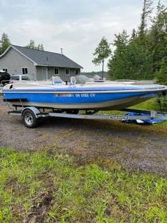 18 foot tri hull open bow boat/trailer $6,300 | Boats For Sale | Upper ...