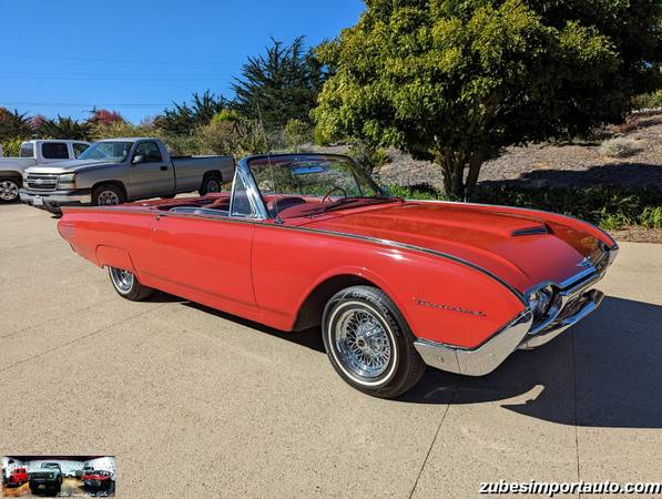 1961 FORD THUNDERBIRD 2-DR CONVERTIBLE ROADSTER 390CI V8 AUTOMATIC ...