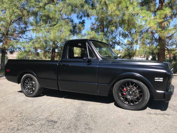 1969 chevy c10 restomod ls swap ready lowered mini-tub short bed ...