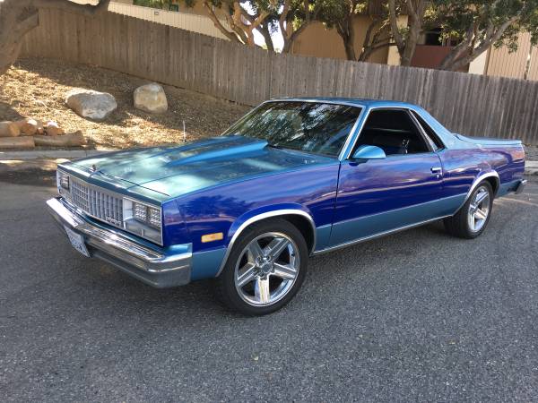 1985 CHEVY EL CAMINO CUSTOM PAINT IROC WHEELS SOUND SYSTEM - $8500 ...