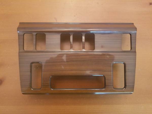 Mercedes-Benz W124 300E Dashboard Console Center Zebrano Wood Trim $50 ...