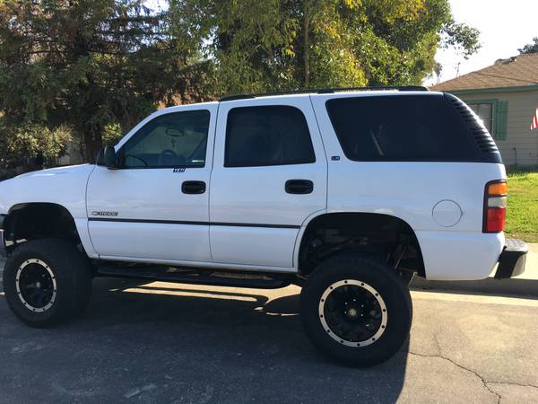 Chevy Tahoe fts lift kit nice wheels clean title tagged smogged pink ...