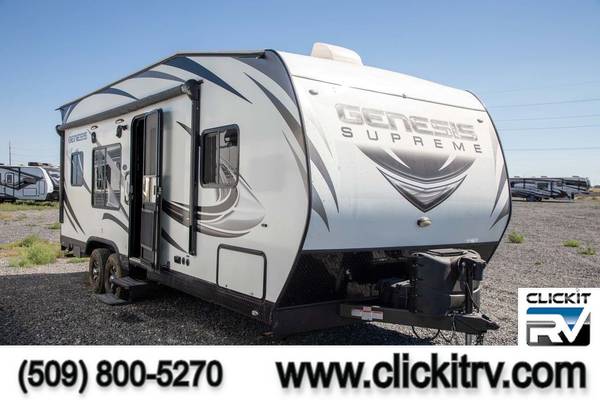 2018 Genesis Supreme RV FS 22FS Toy Hauler - Travel Trailer Trailer ...
