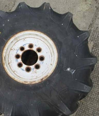 2x 18.4-16.1 R1 tires with Wheels+ calcium filled OBO $800 | Garden ...