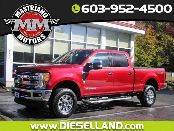 2017 Ford Super Duty F-250 F250 F 250 SRW RUBY RED CREW CAB POWERSTROKE ...