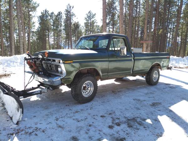 1976 Ford F150 Custom 4x4 with plow - $3500 (Bayfield) | Cars & Trucks ...