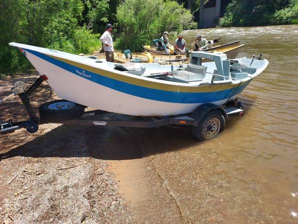 2013 Clackacraft 16 ft. Weight forward drift boat $6,500 | Boats For ...