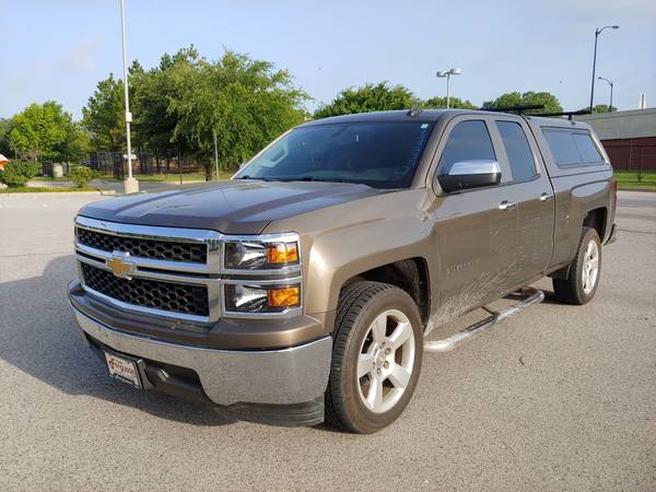 2015 CHEVROLET SILVERADO EXT CAB RUNS/DRIVES GREAT! CAMPER SHELL ...