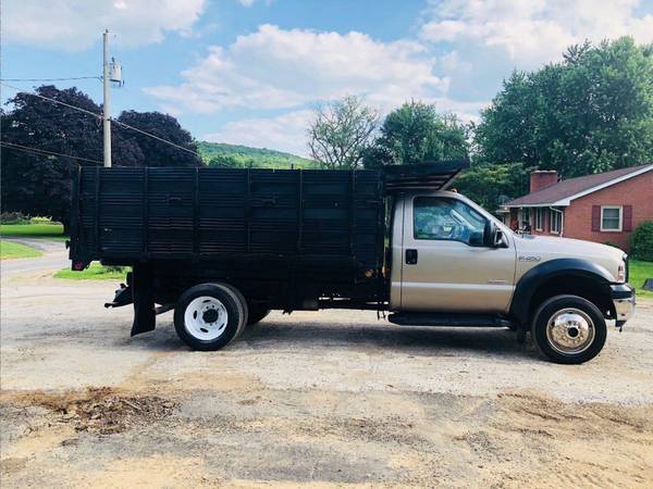 Well Maintained 2006 Ford F450 Stake Dump Truck Single Axle Dump Box 4 ...