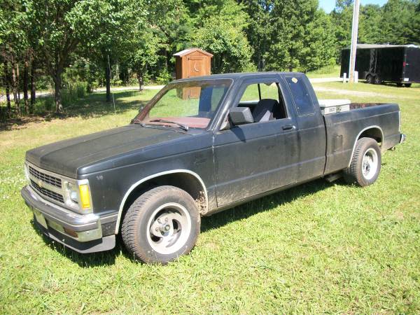 1983 Chevy S10 extended cab truck with EFI 350 v8 - $3500 (siloam ...