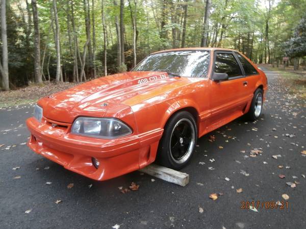1991 FOX -BODY MUSTANG GT **STROKED 351 WINDSOR--5-SPEED - $5250 ...