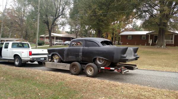 57 Chevy Fiberglass Body , Square Tube Chassis Drag Car - $12000 ...