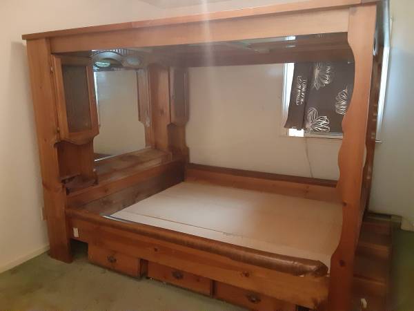 California king waterbed frame $350 | Furniture For Sale | Winston ...