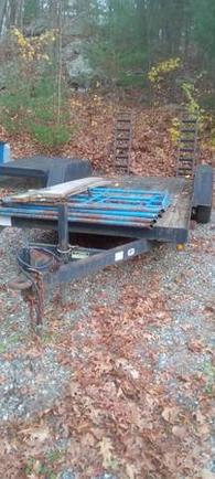 Butler Tilt Skid-Steer Trailer - steel deck flatbed $4,250 | Apartments ...