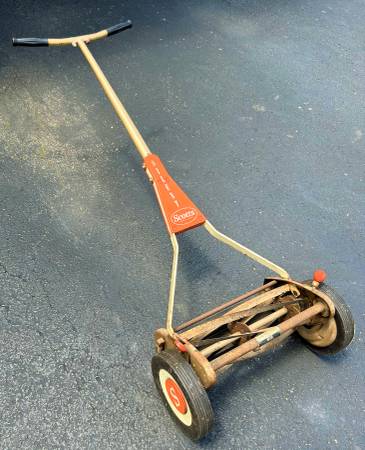 Scotts vintage mid 1960s push mower $50 | Garden Items For Sale ...